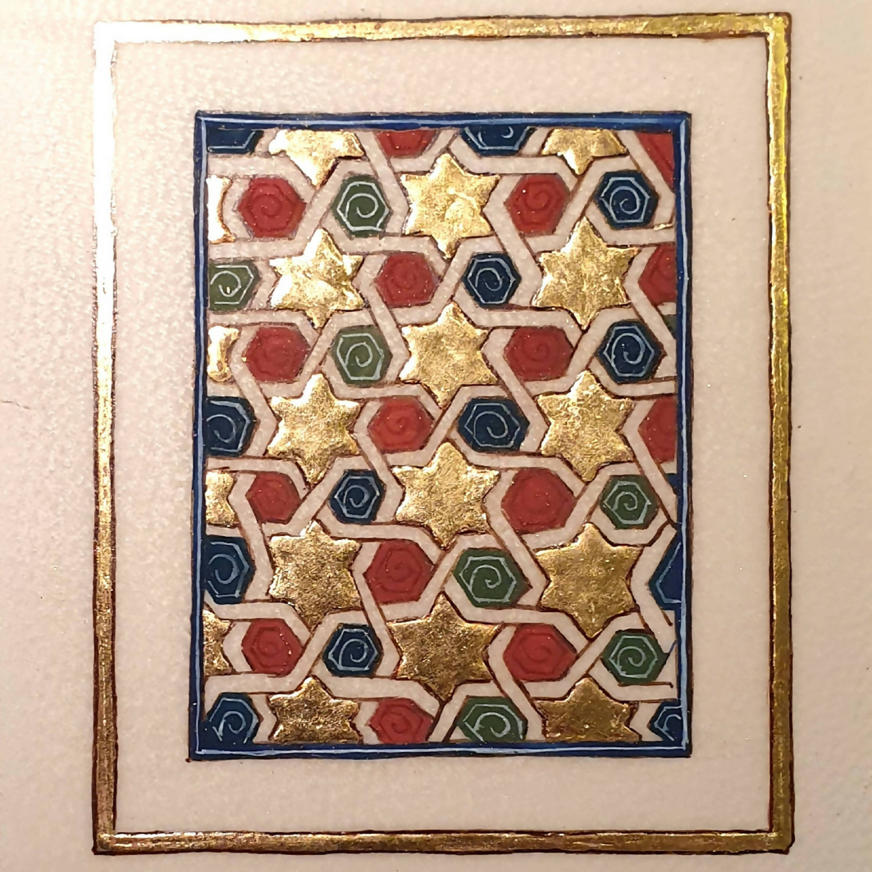 Enluminure géométrie or – EMPREINTES Paris