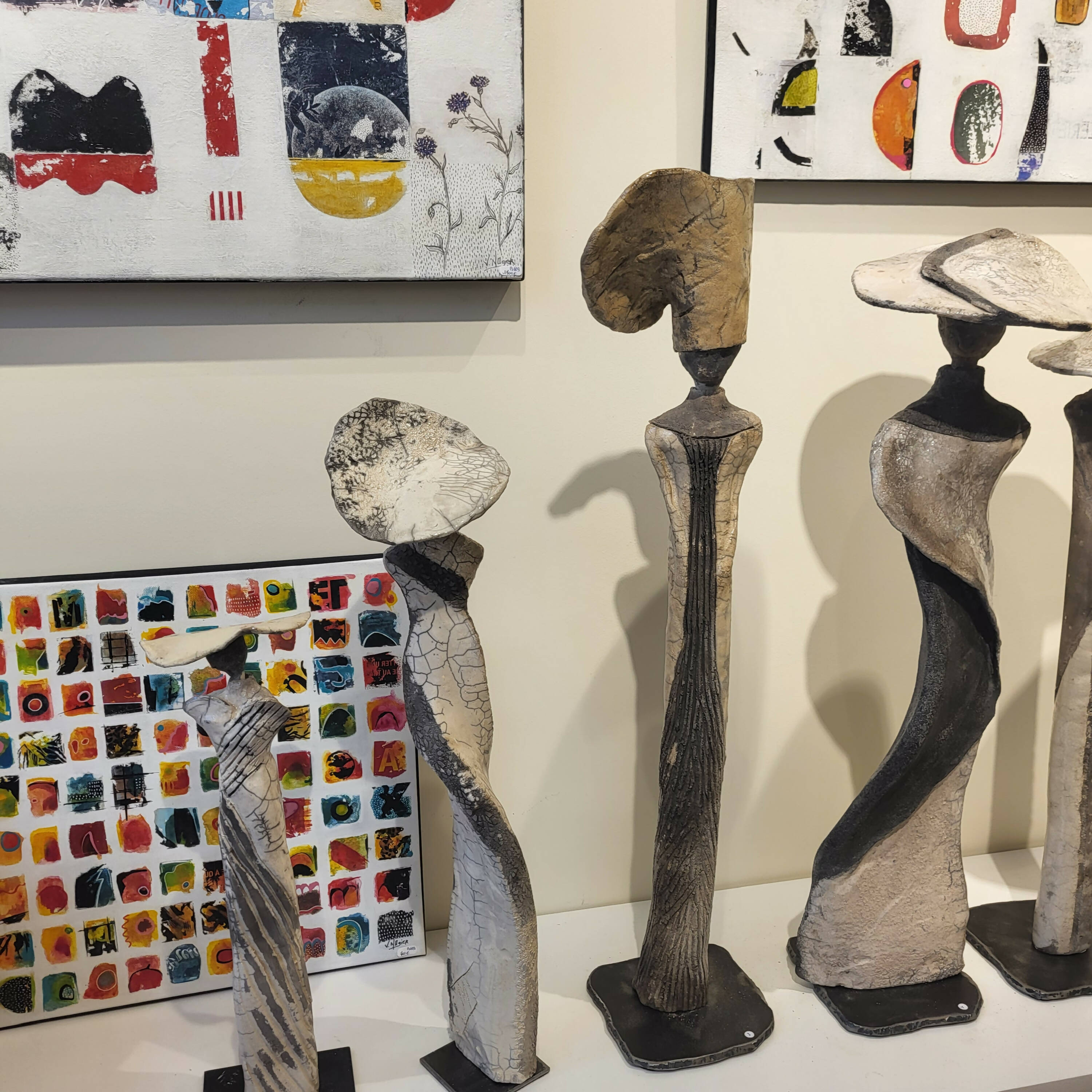 Sculpture raku Warm – EMPREINTES Paris