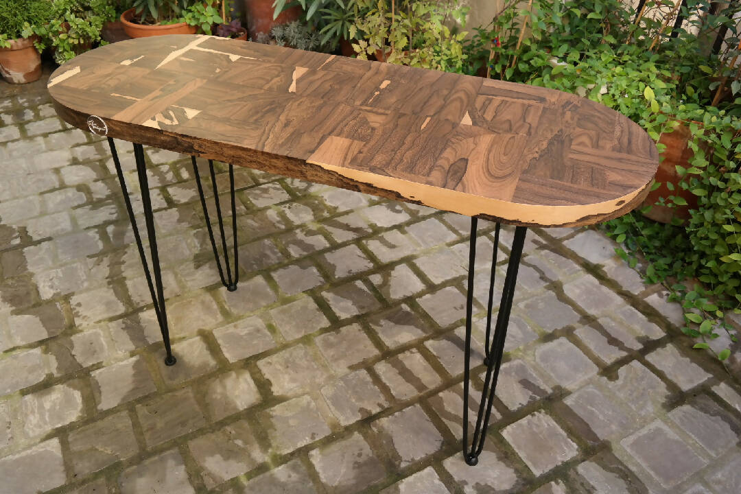 Table Patchwork Ziricote Console ou table basse – EMPREINTES Paris